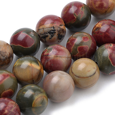 Picasso Jasper Stone Strands | Benefits Of Red Gemstone Beads | US ...