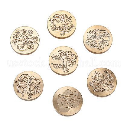 DIY Scrapbook Brass Stamps, Wood Handles, 25x14mm – usstock.panahall.com